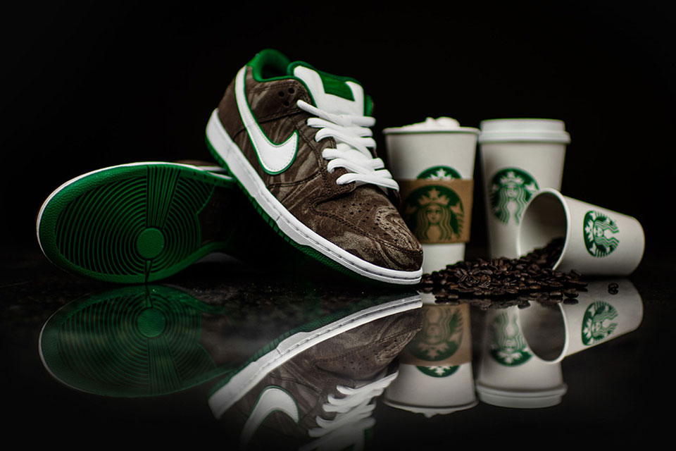 A Nike SB Dunk x Starbucks Sneaker Happened [Photos] | The Latest Hip ...