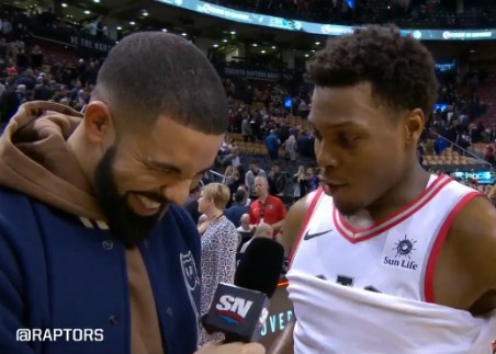 Drake Tried His Hand As A Toronto Raptors Sideline Reporter - Hip-Hop Wired