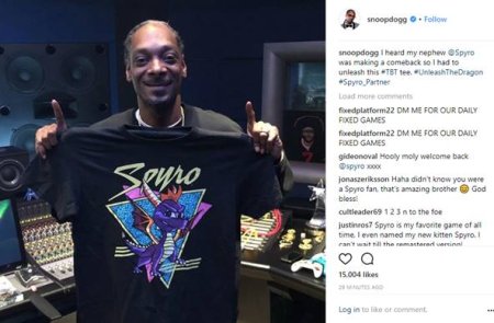 Snoop Dogg Is Excited About The Return of His Nephew Spyro The Dragon