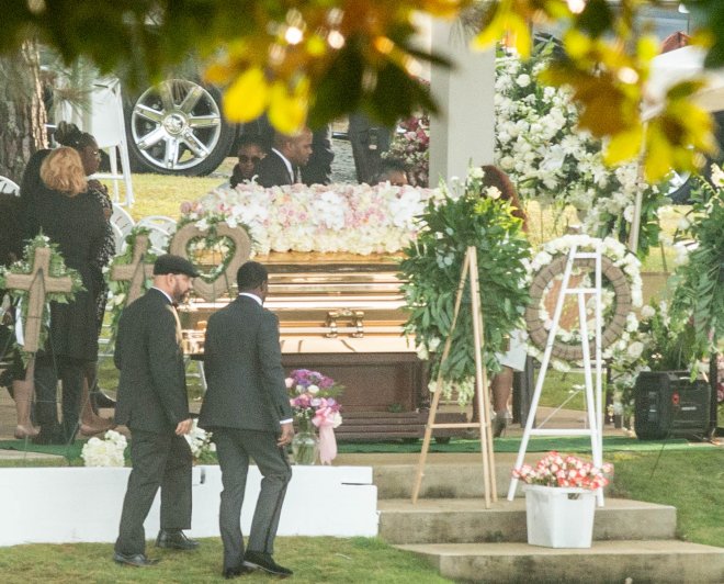 Kim Porter's Funeral In Pictures and Video