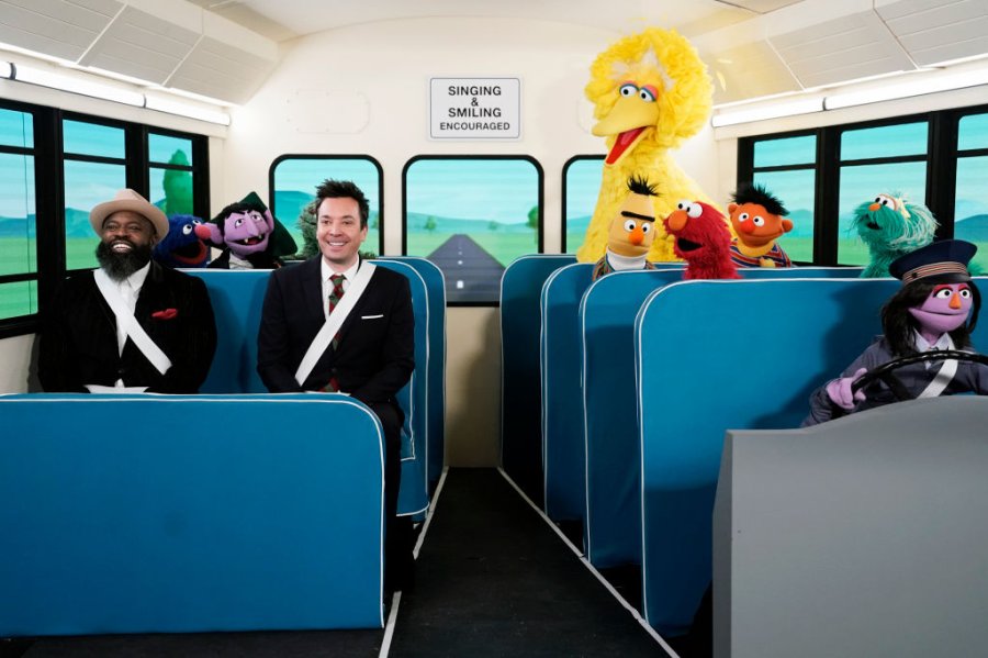 Black Thought & Jimmy Fallon Link Up With Big Bird & The Gang