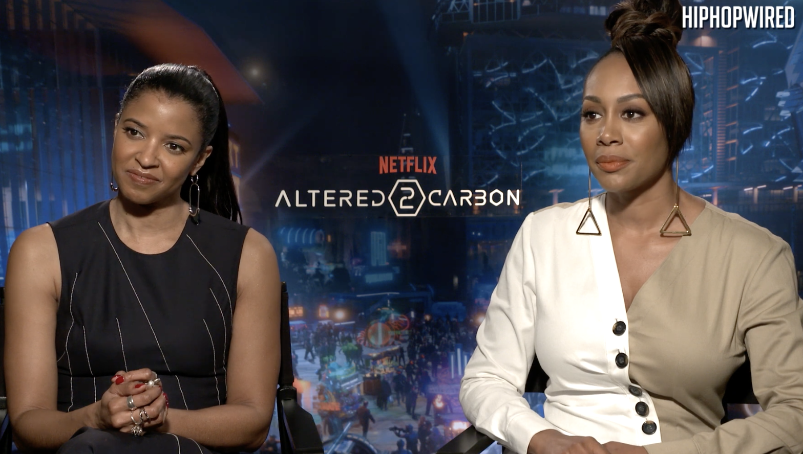 Simone Missick & Renee Elise Goldsberry, Black Women Kicking Future Butt