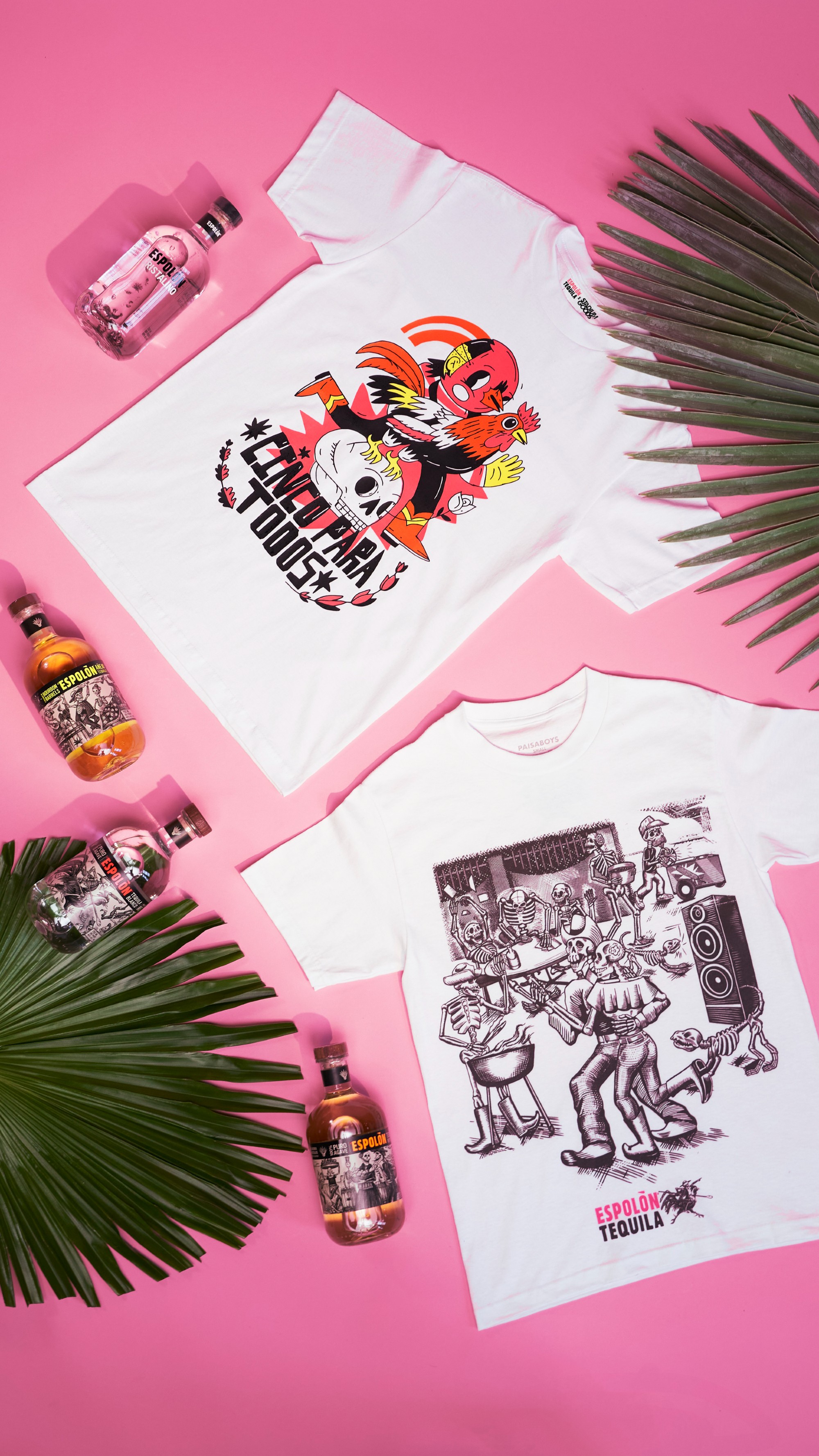 Espolòn, PAISABOYS & SentRock Drop Cinco Para Todos Line
