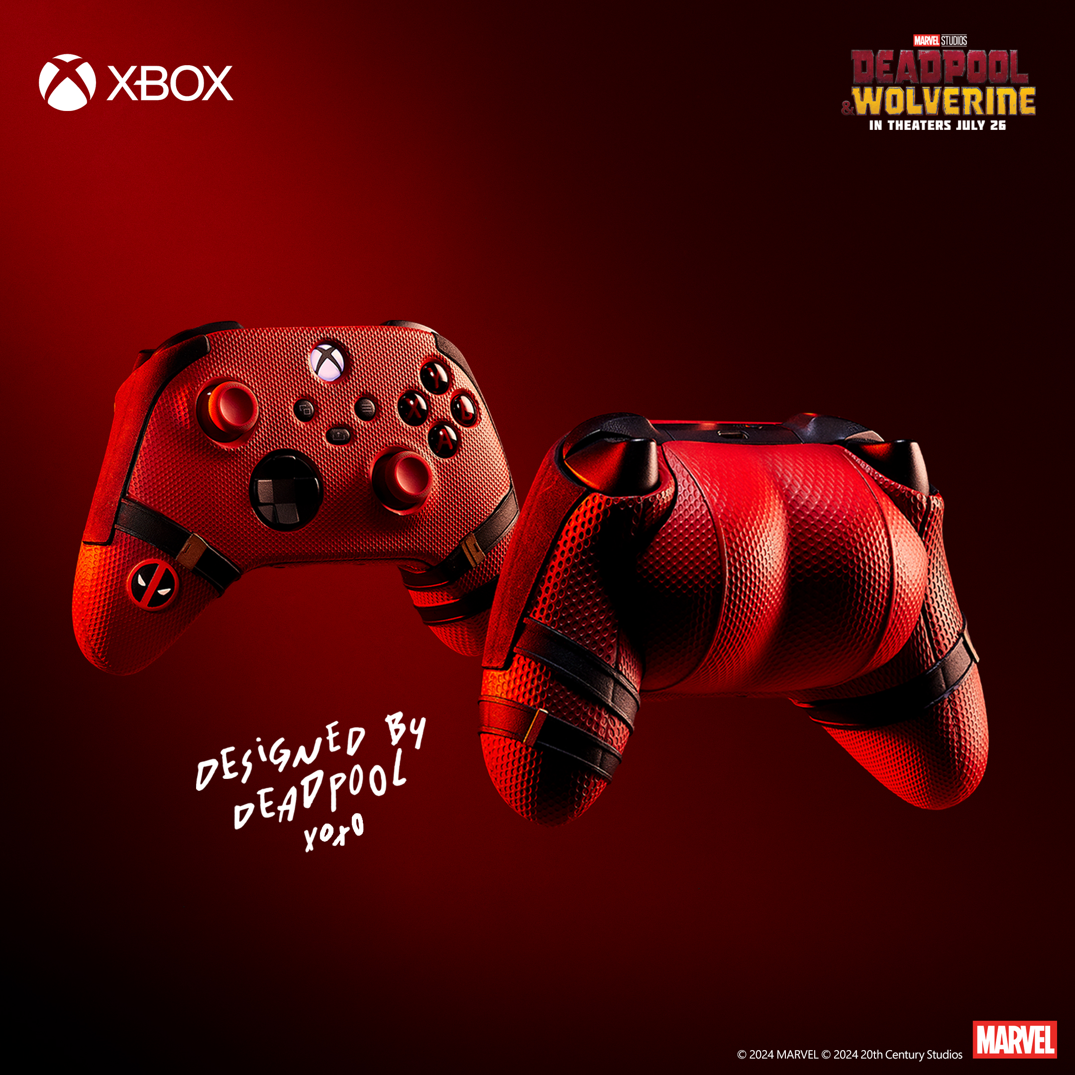 Microsoft Gives The Xbox Controller A Deadpool BBL Makeover