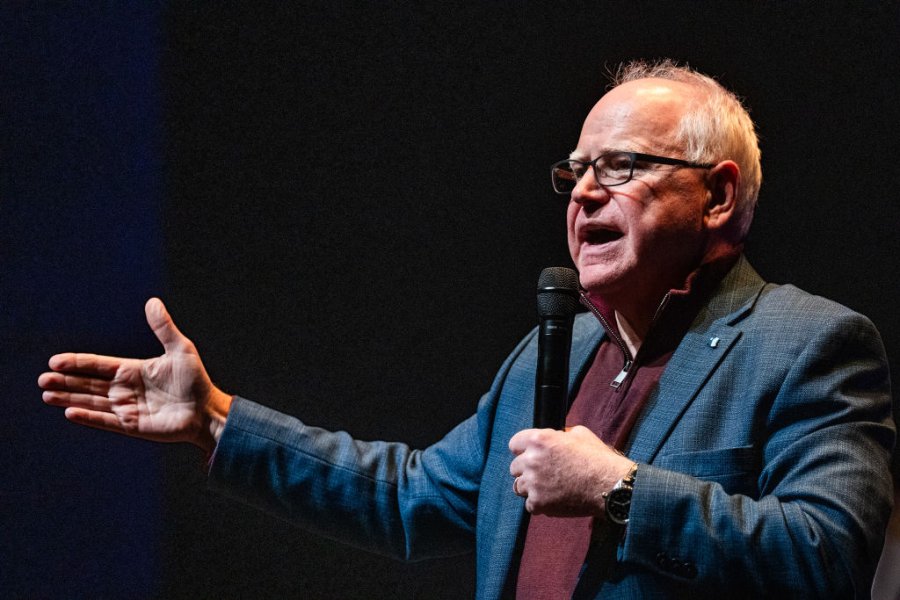 Tim Walz Roasts Elon Musk & Tesla Slumping, X Loves His Humor