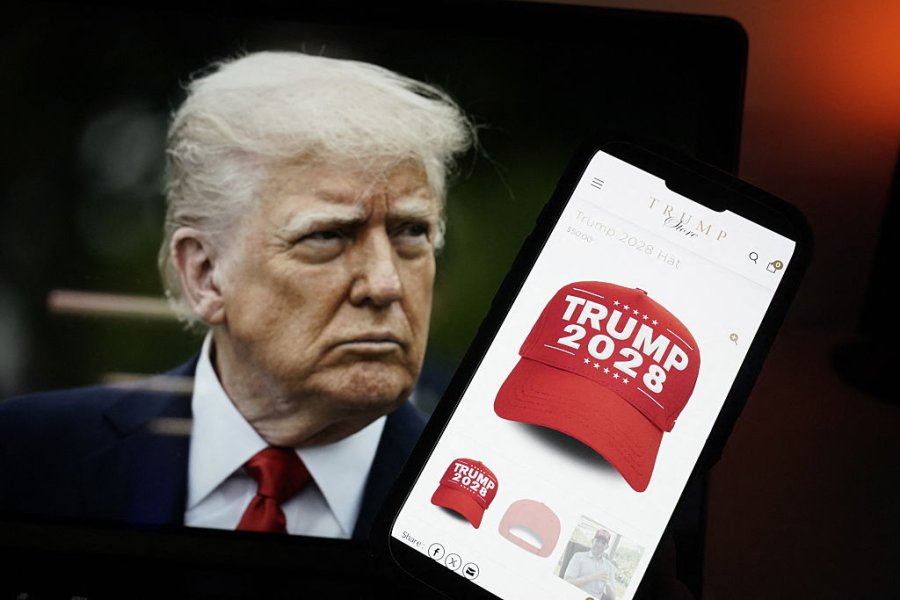 "Trump 2028" Hats For Sale On Official Website