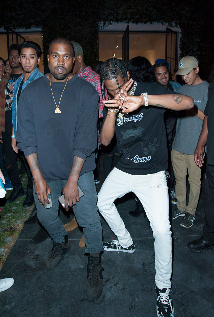 Travis Scott Calls Kanye West His "Brother", Hints At Another Collab